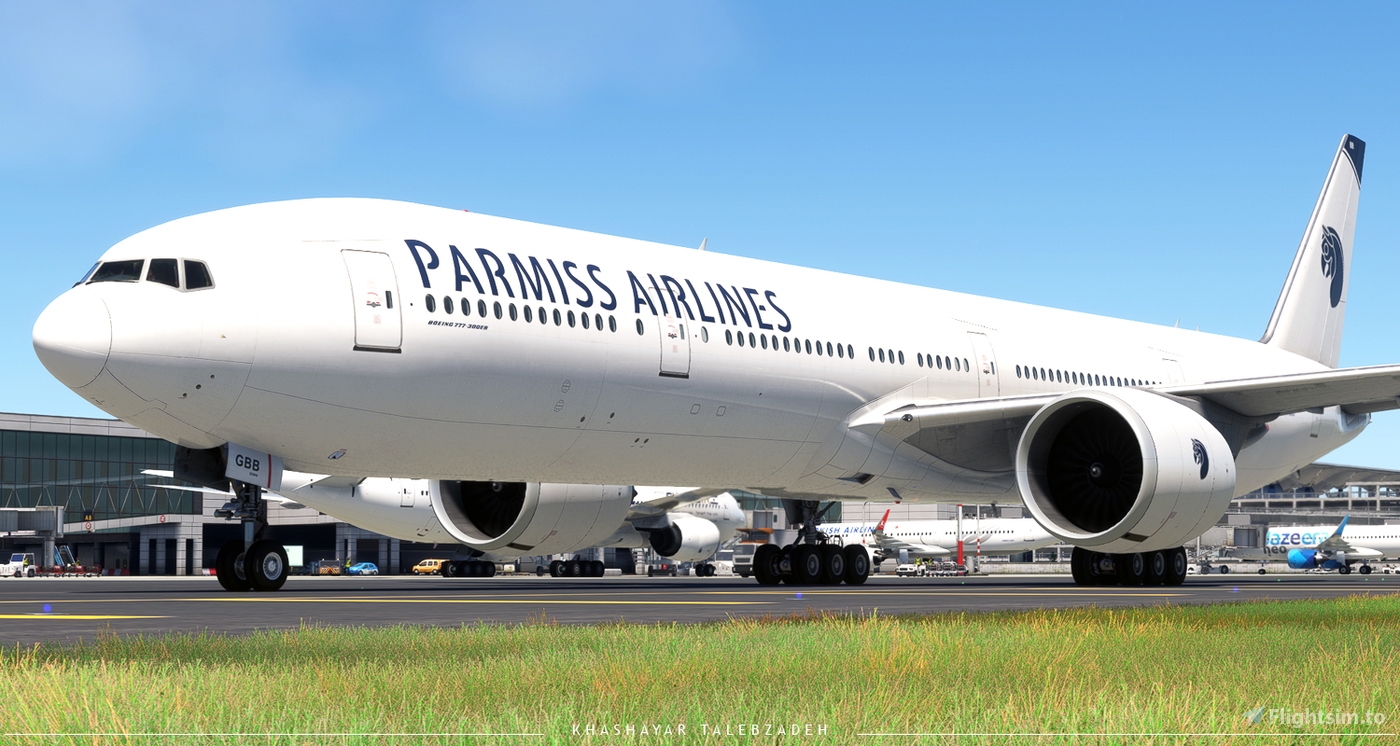 [KT] PMDG Boeing 777-300 ER Parmiss Airlines (EP-GBB) for Microsoft ...