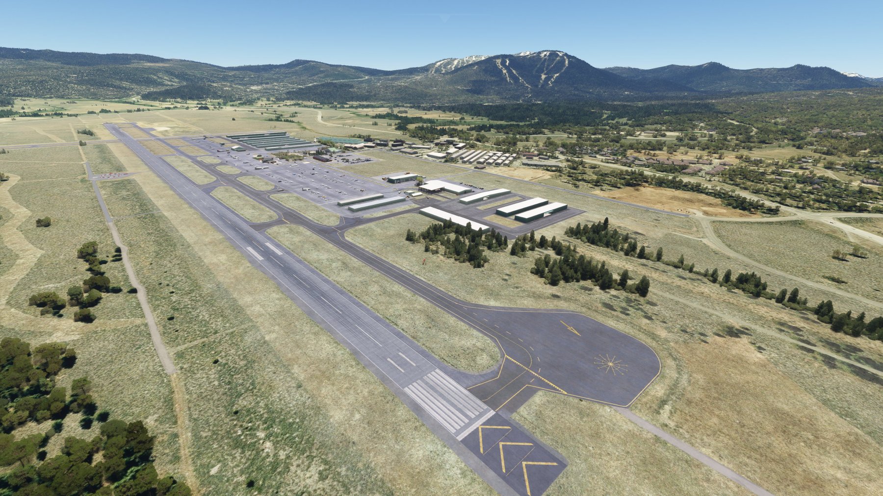 UK2000 Scenery - KTRK - Truckee Tahoe Airport for Microsoft Flight ...
