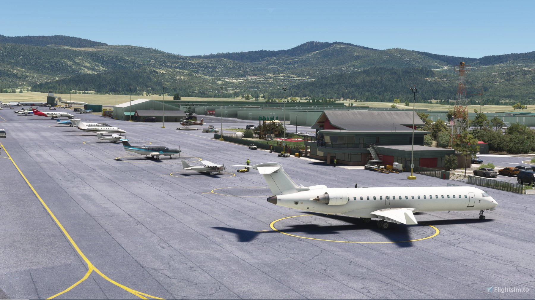 UK2000 Scenery - KTRK - Truckee Tahoe Airport for Microsoft Flight ...