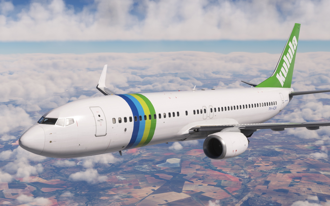 Kulula.com Transavia Hybrid Boeing 737-800 PMDG BW PH-HZM for Microsoft ...