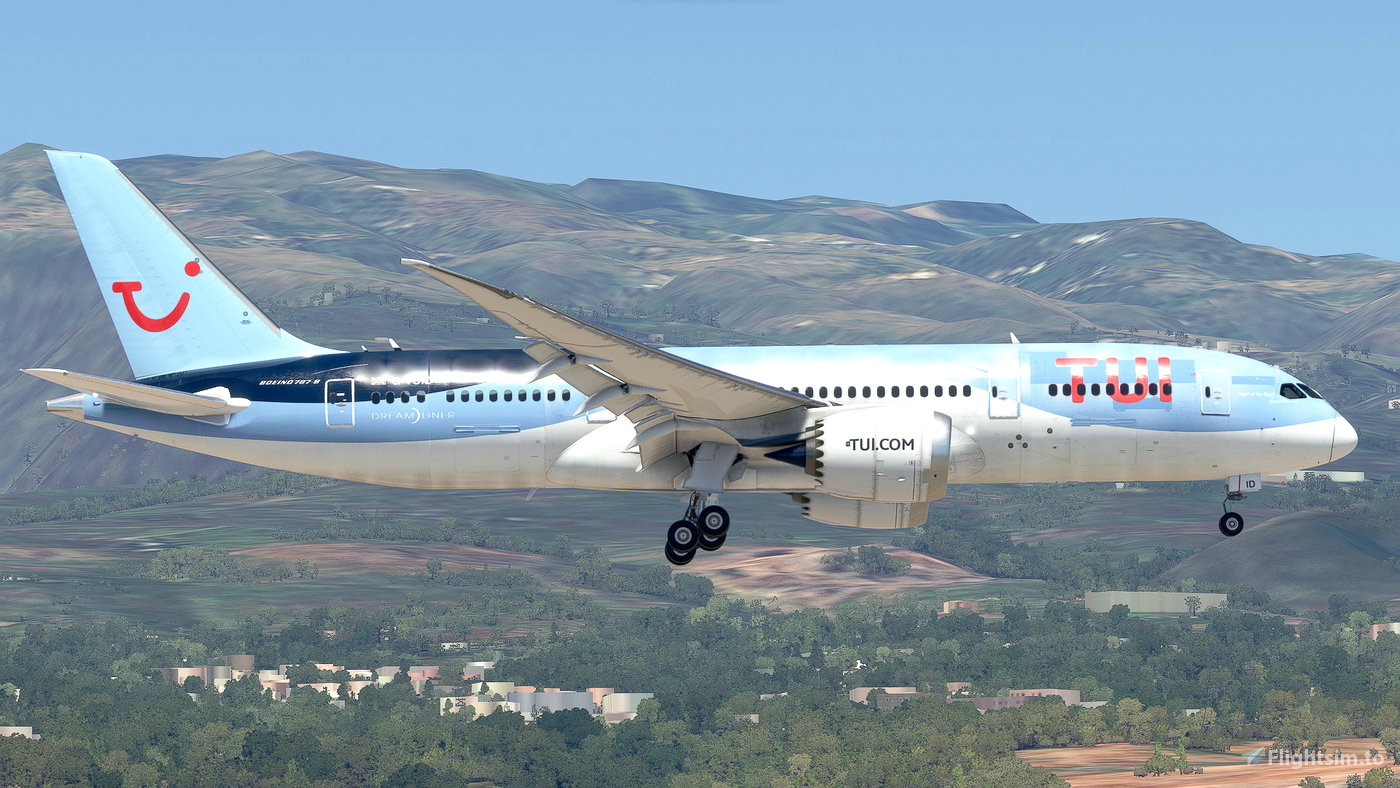 Kuro 787-8 V2 TUI Airways UK G-TUID för Microsoft Flight Simulator | MSFS