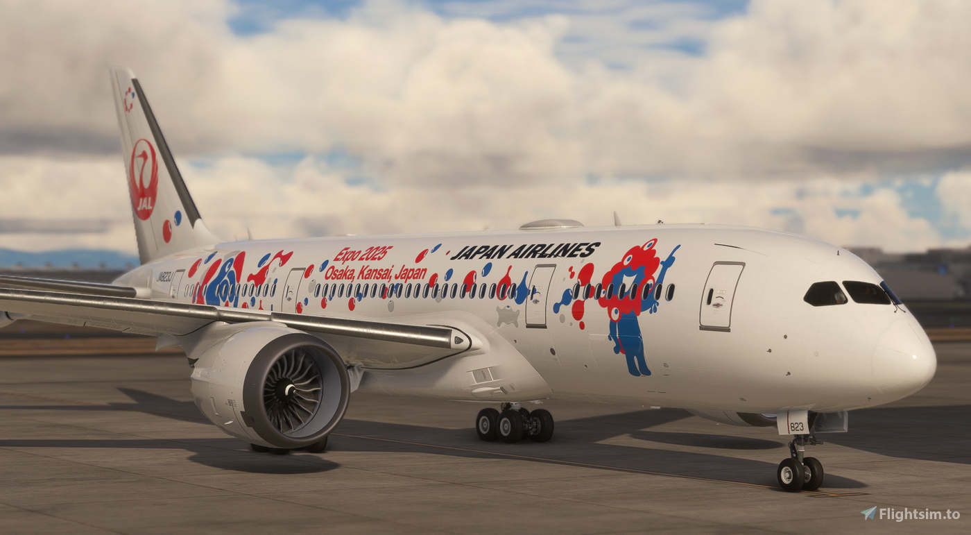 [Kuro B787-8 v2] Japan Airlines JAL MYAKU-MYAKU JET 对于 Microsoft Flight ...