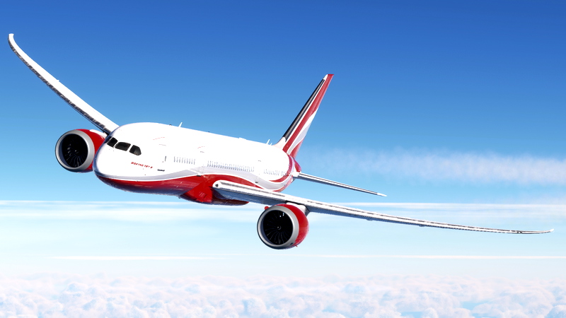 Kuro Boeing 787-8 HiFly Red Version 8K for Microsoft Flight Simulator ...