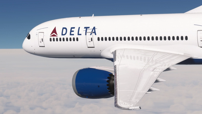 Kuro Boeing 787-8 Delta Airlines for Microsoft Flight Simulator | MSFS