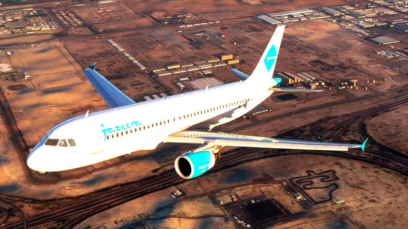 Jazeera Airways | 9K-CAE | Fenixsim A320 v2 for Microsoft Flight ...
