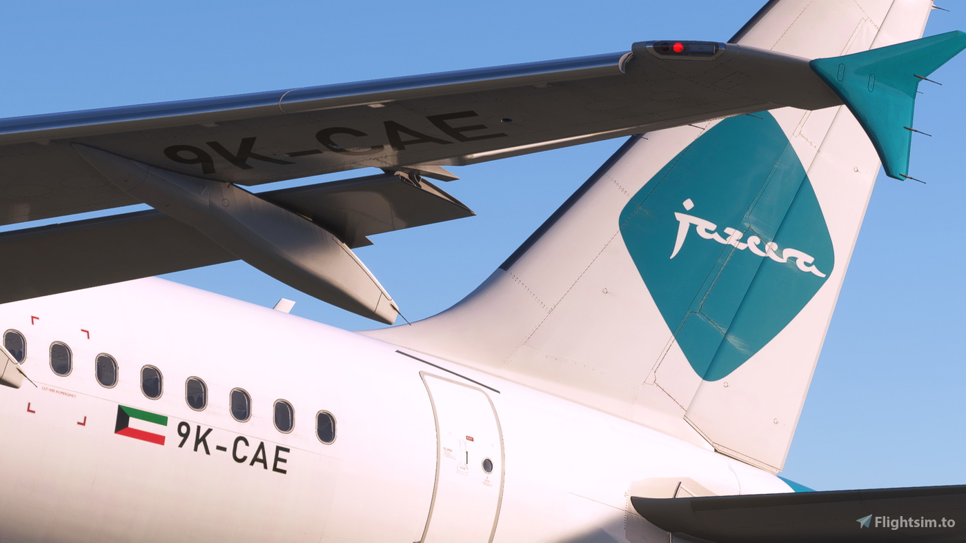 Jazeera Airways | 9K-CAE | Fenixsim A320 v2 for Microsoft Flight ...