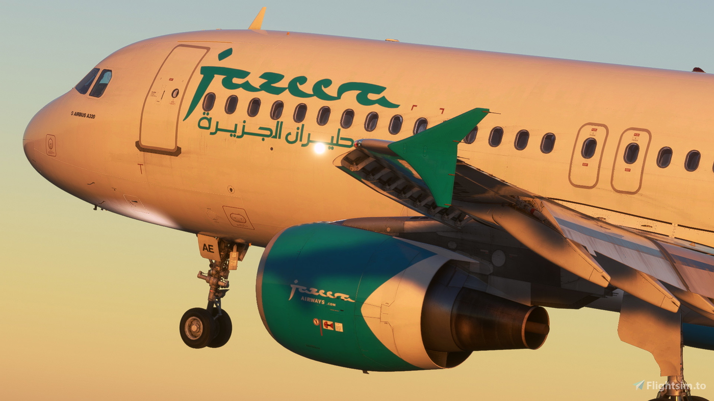Jazeera Airways | 9K-CAE | Fenixsim A320 v2 for Microsoft Flight ...