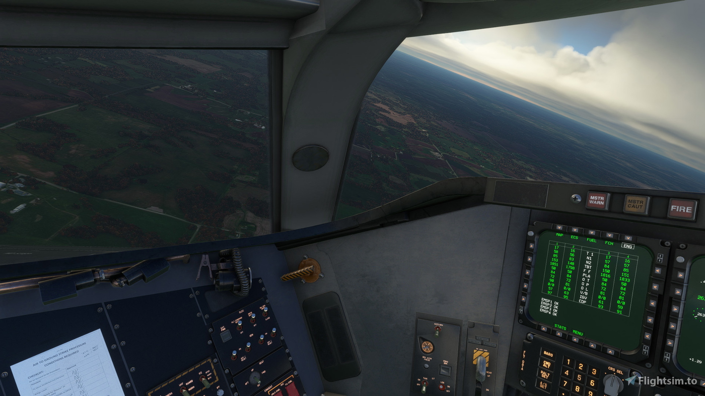 KwikFlight B2 bomber cockpit textures edit for Microsoft Flight Simulator | MSFS