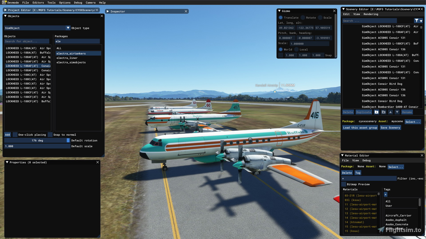 L-188 Electra AirTanker SimObject for Microsoft Flight Simulator | MSFS