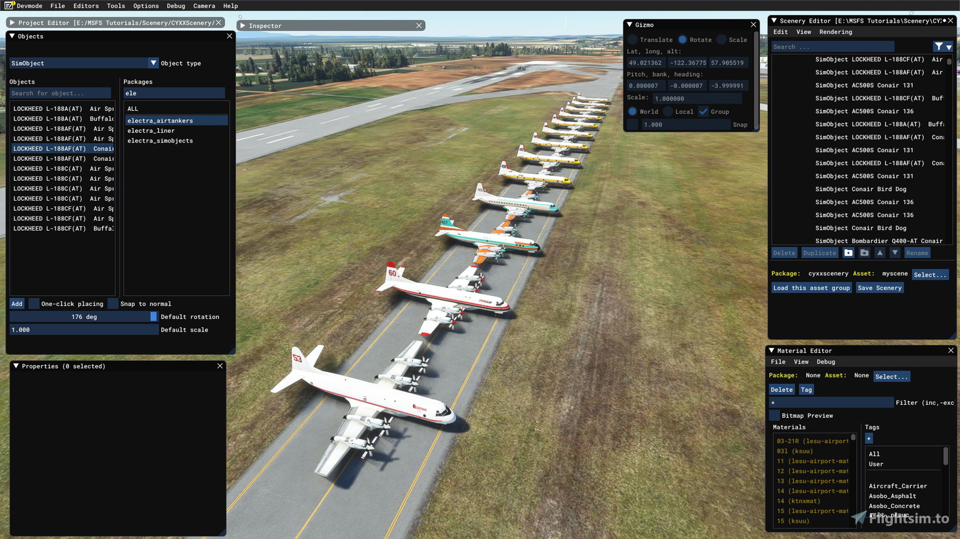 L-188 Electra AirTanker SimObject for Microsoft Flight Simulator | MSFS