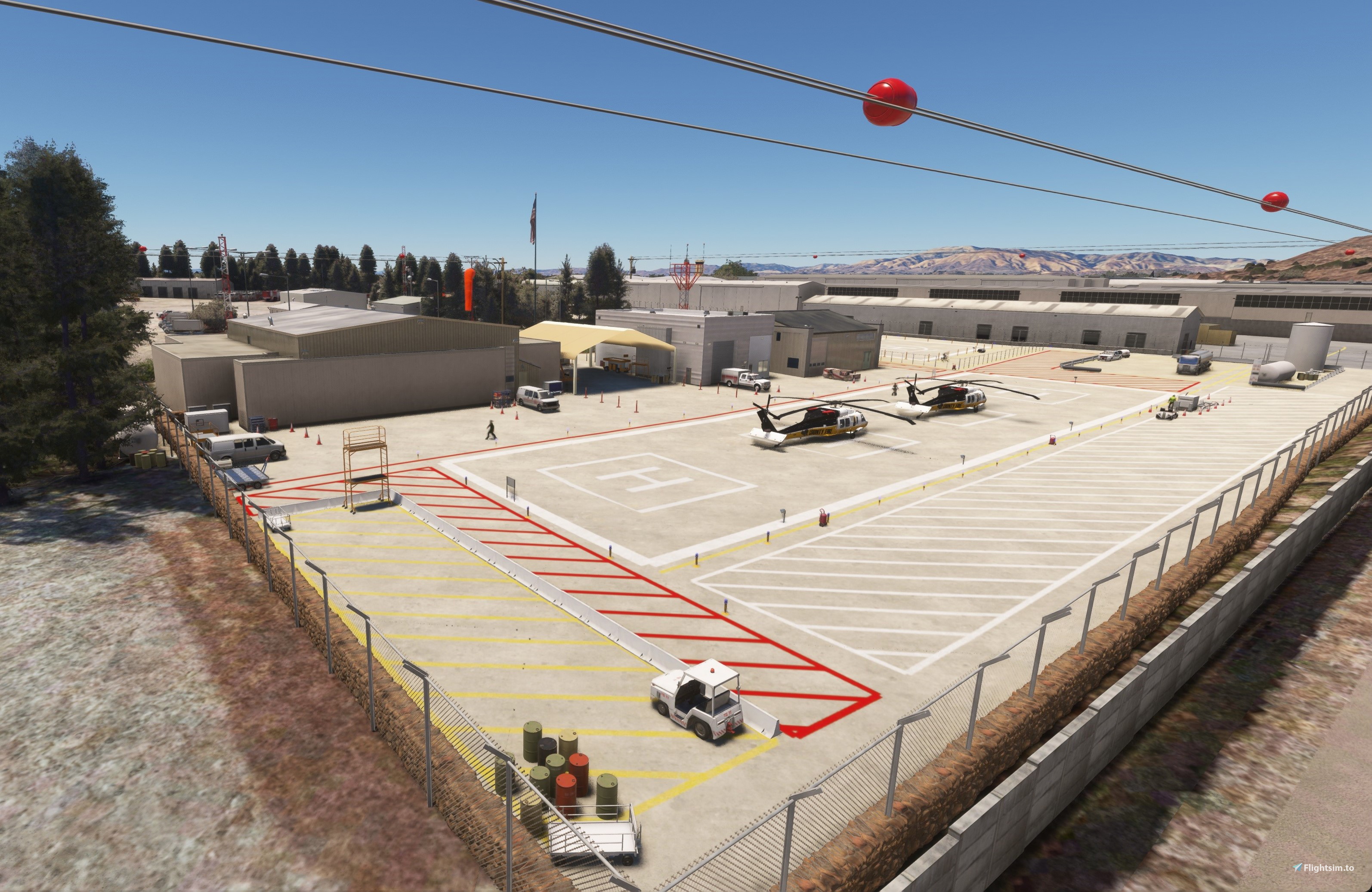LA County Fire Air Ops - Whiteman (KWHP) - MSFS Add-on - Flightsim.to