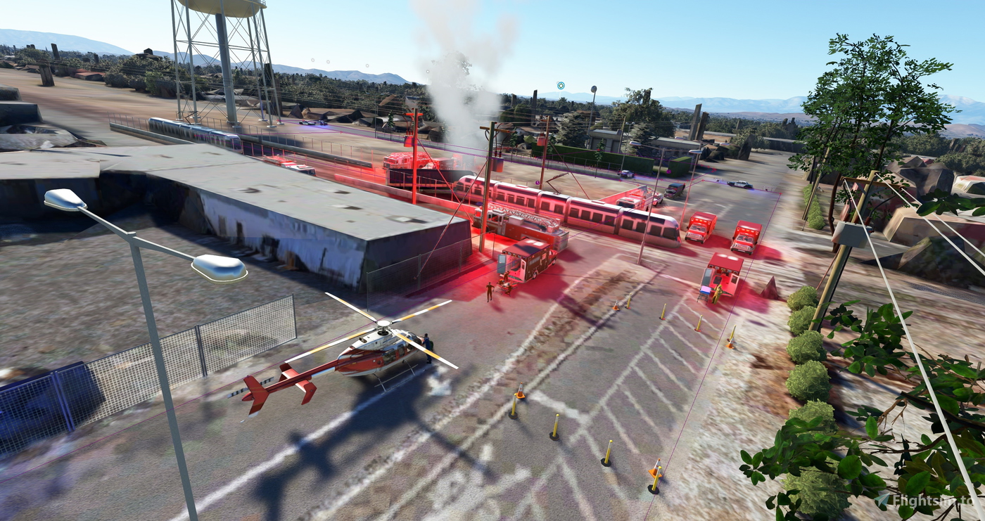 LA COUNTY TRAIN vs BUS - RIVERSIDE, CA for Microsoft Flight Simulator ...