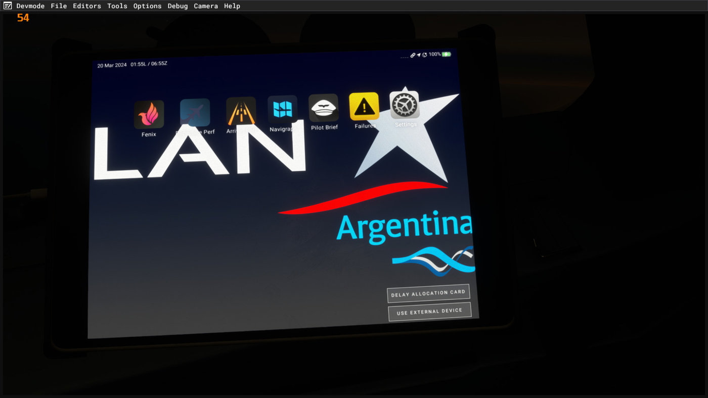 LAN Argentina EFB Wallpaper | Fenix A320 Block 2 for Microsoft Flight ...