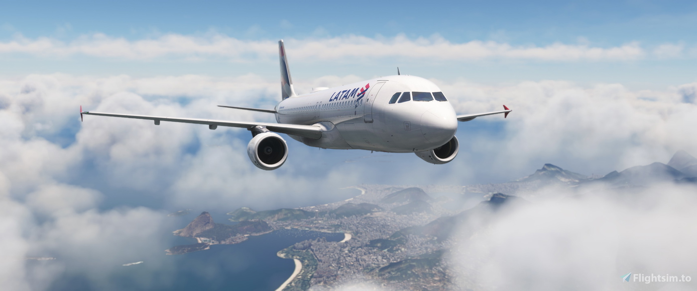 LATAM Airlines Brasil (PR-MHG) | Fenix Airbus A320 v2 (CFM) | 4K + Custom Cabin and Cockpit for ...