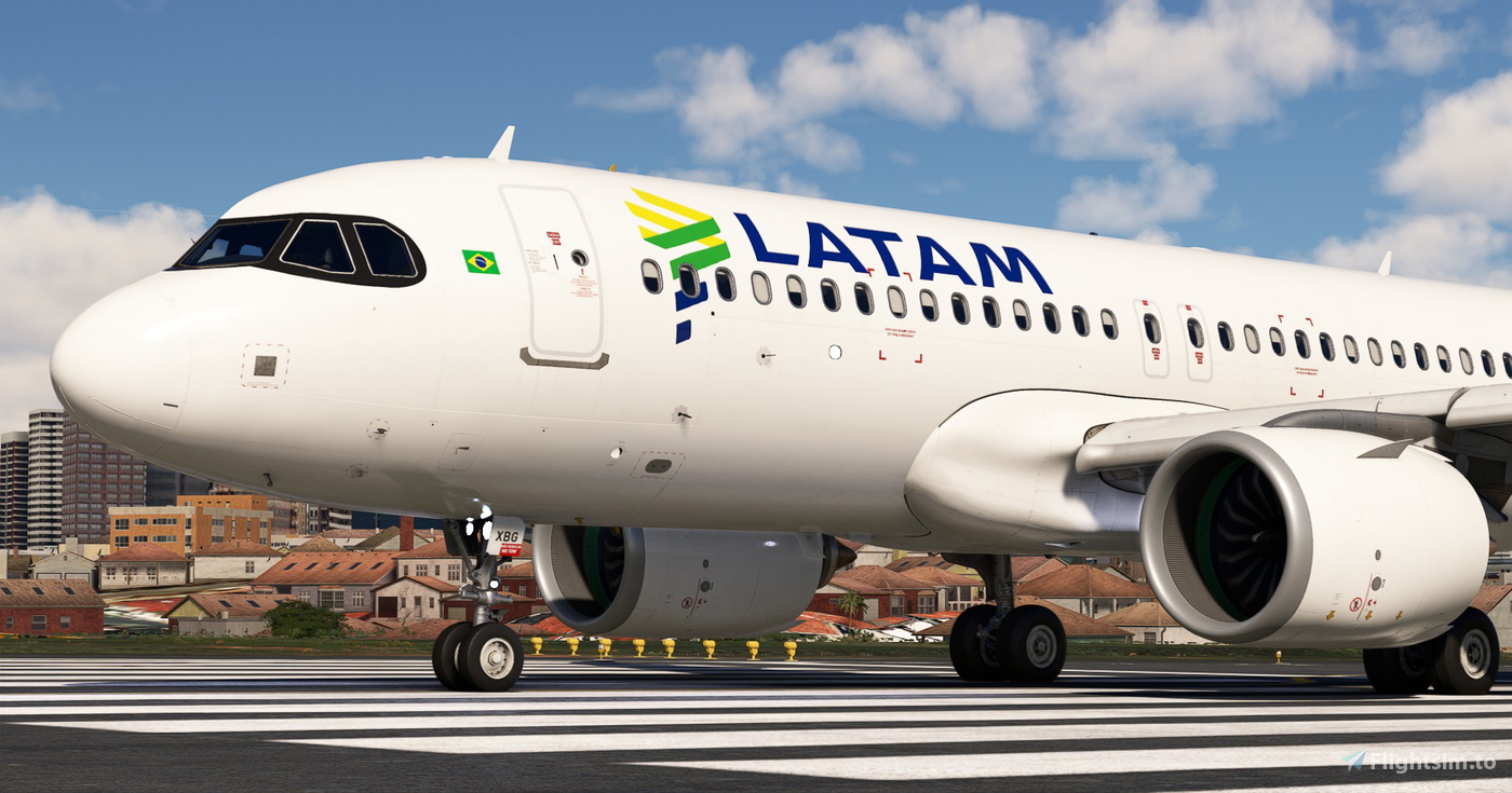 Latam Brasil - PR-XBG (Verde Amarelo) iniBuilds A320neo for Microsoft Flight Simulator | MSFS