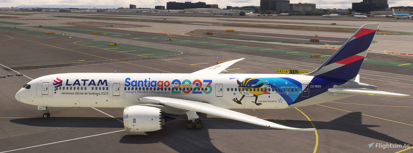 LATAM CC-BGS "SANTIAGO 2023" for Microsoft Flight Simulator | MSFS