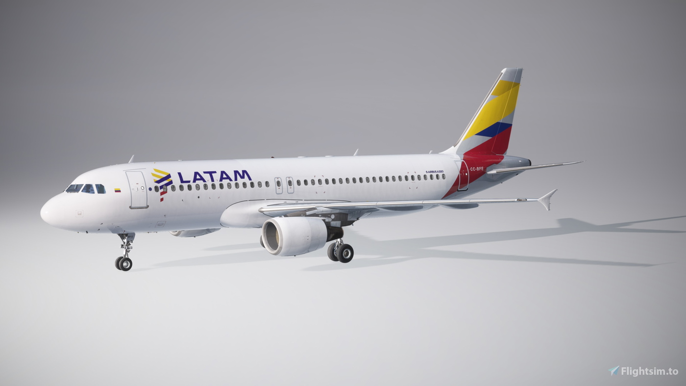 Latam Colombia CC-BFE (8K-CFM) Block 2 for Microsoft Flight Simulator ...