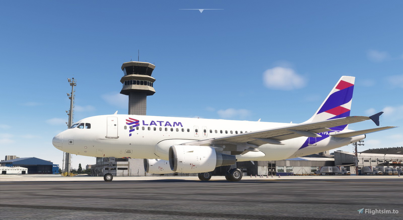LatinVFR / Horizon Simulations A319-100 LATAM Airlines PT-TPA for Microsoft Flight Simulator | MSFS