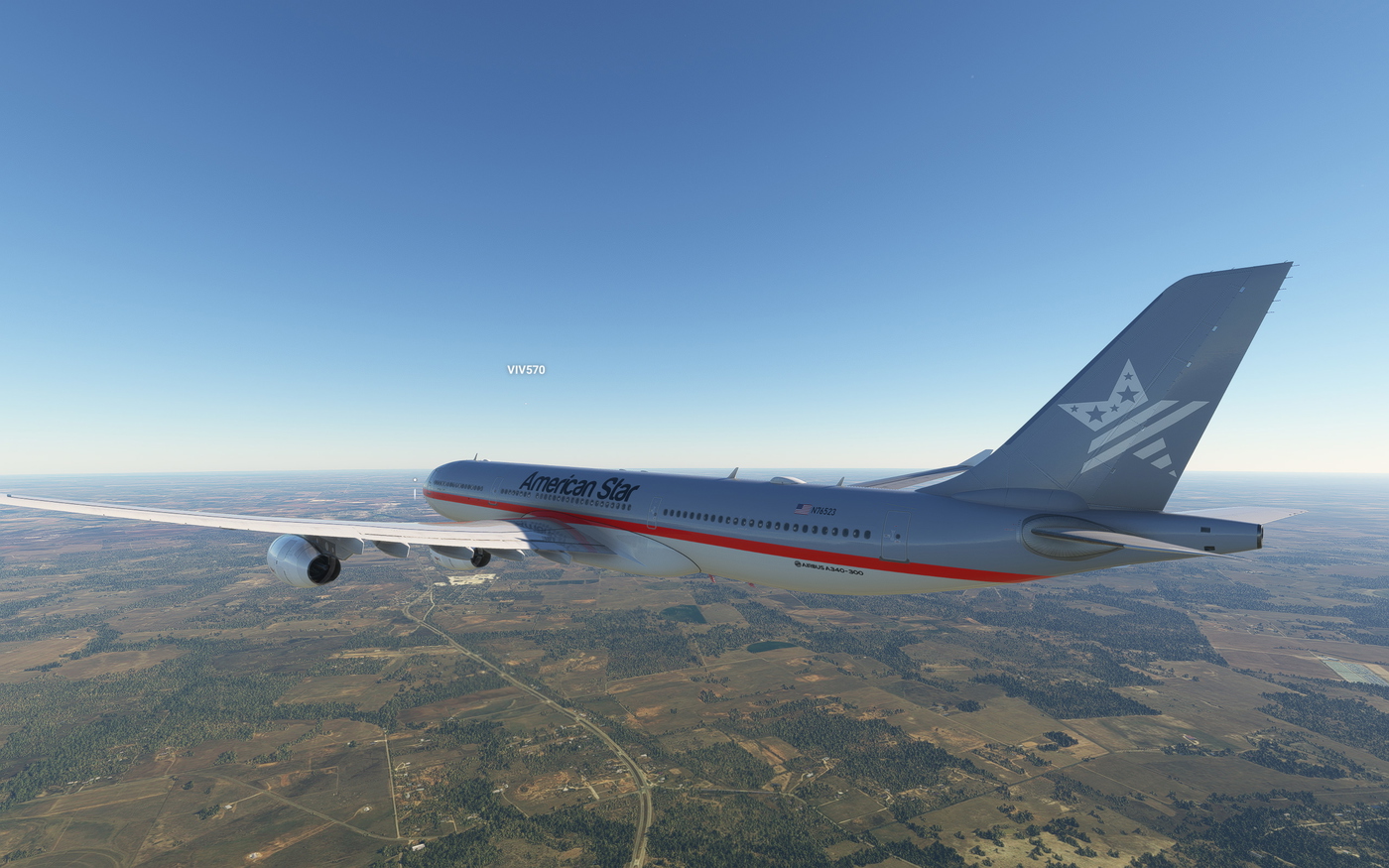 LatinVFR A340-300 "American Star " Old Livery [Fictional] for Microsoft ...