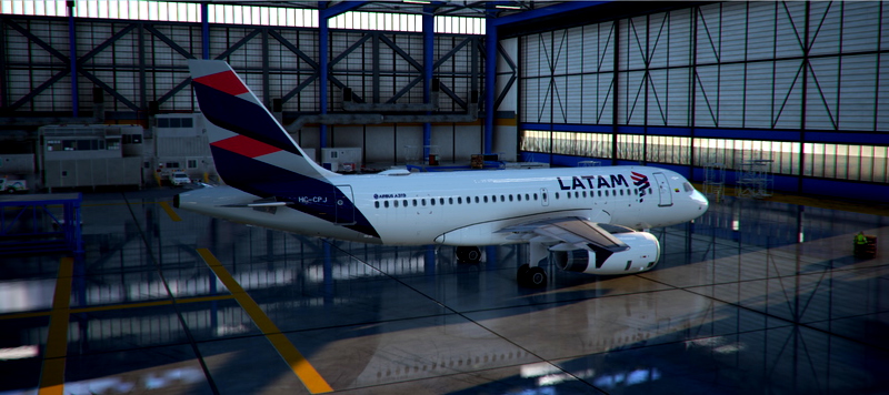 LatinVFR Airbus A319 LATAM Ecuador (HC-CPJ) for Microsoft Flight Simulator | MSFS
