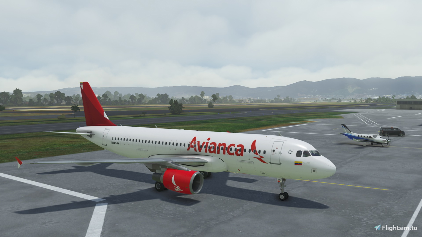 LatinVFR Airbus A320 Avianca (N345AV) のために Microsoft Flight Simulator ...