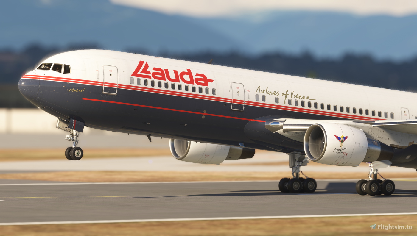 Lauda Air ( OE-LAV ) CaptainSim 767-300ER - 8K for Microsoft Flight ...