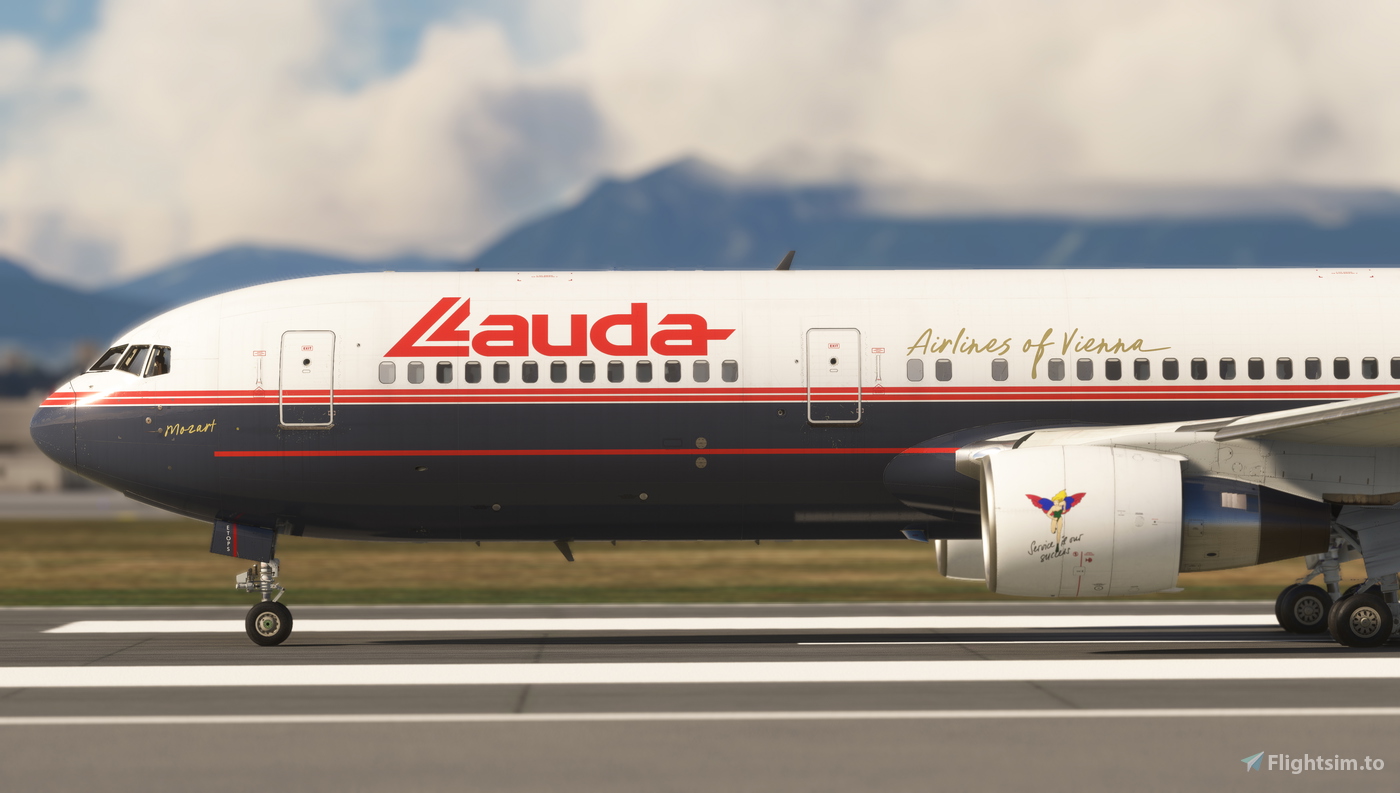 Lauda Air ( OE-LAV ) CaptainSim 767-300ER - 8K for Microsoft Flight ...