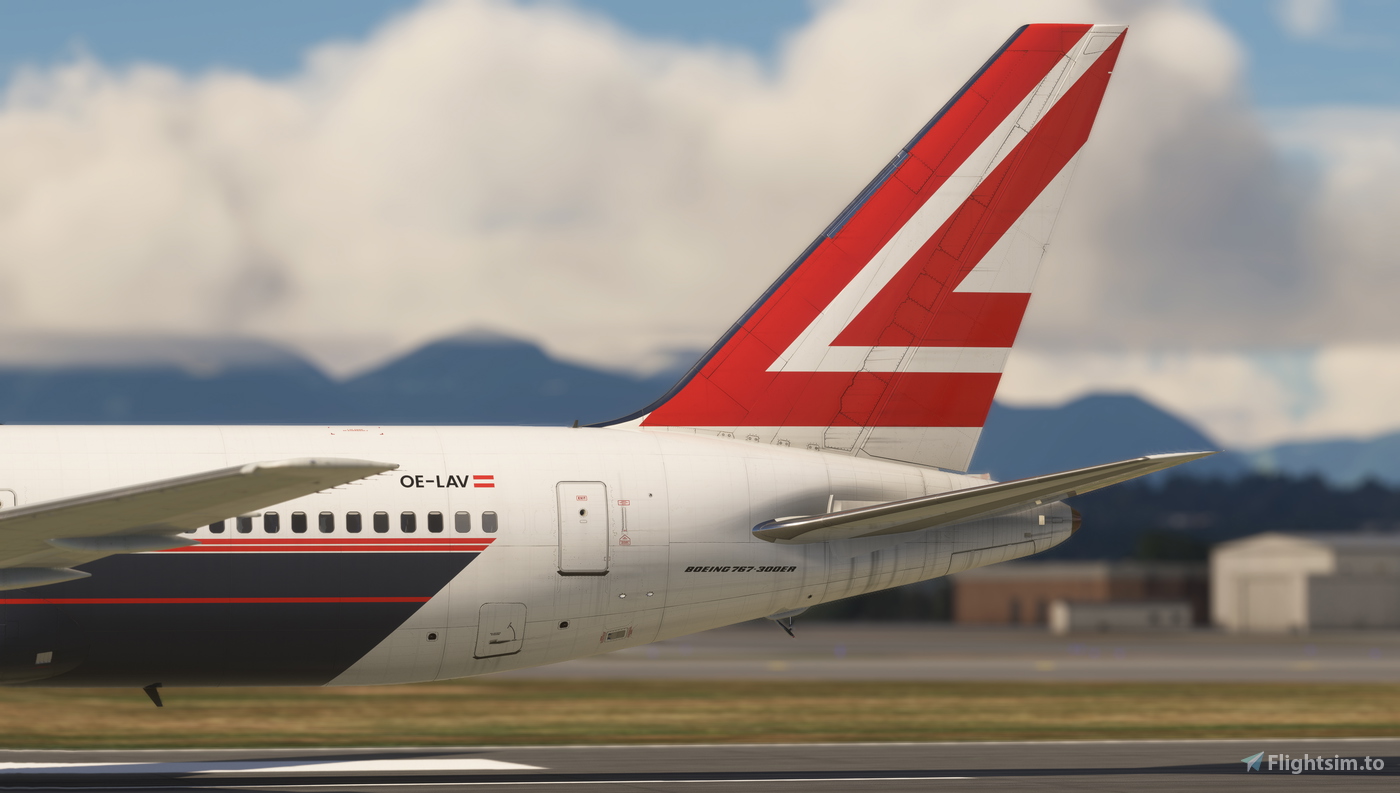Lauda Air ( OE-LAV ) CaptainSim 767-300ER - 8K for Microsoft Flight ...