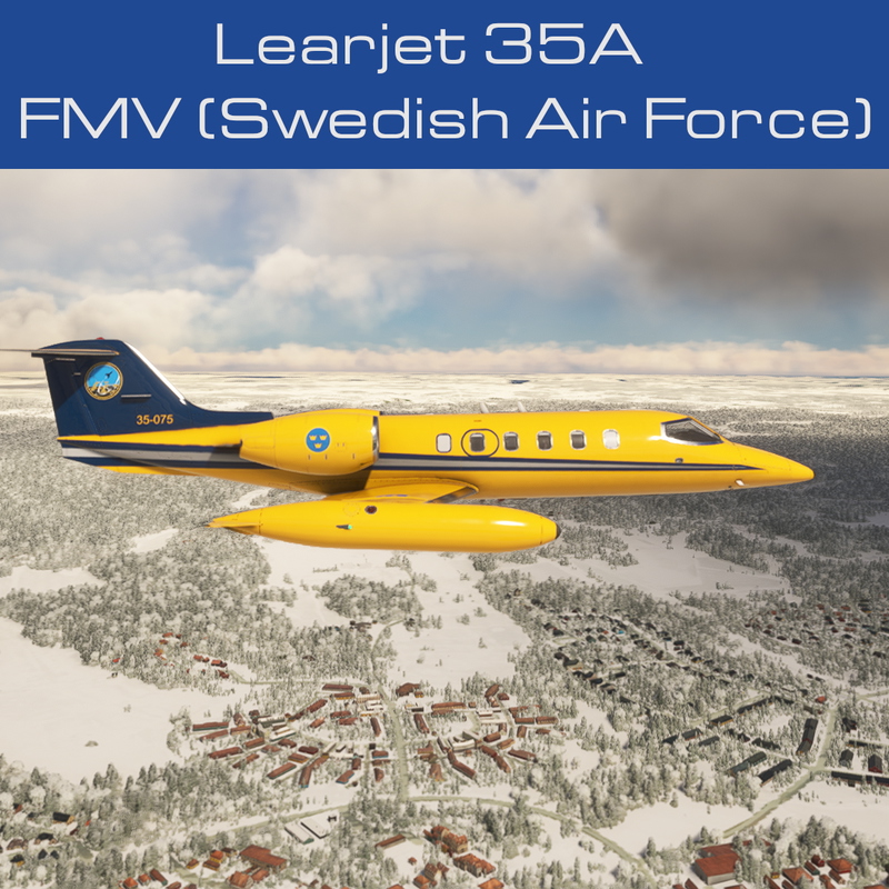 Learjet 35A Liveries for Microsoft Flight Simulator | MSFS