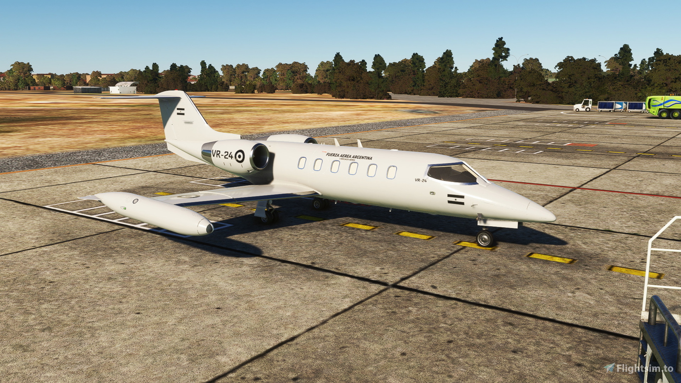 Learjet 35A Fuerza Aérea Argentina VR-24 对于 Microsoft Flight Simulator ...