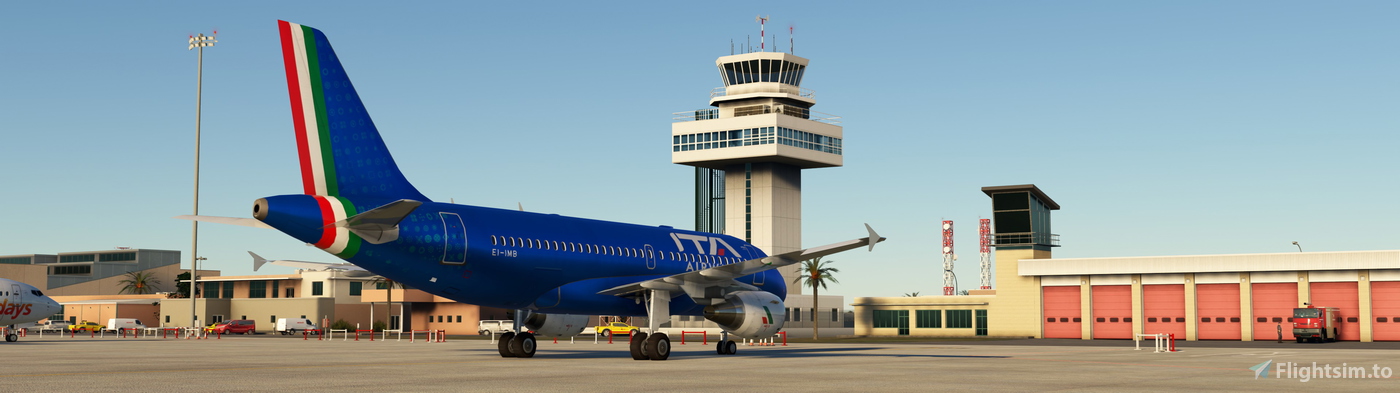 LEMH Menorca Static Aircraft for Microsoft Flight Simulator | MSFS