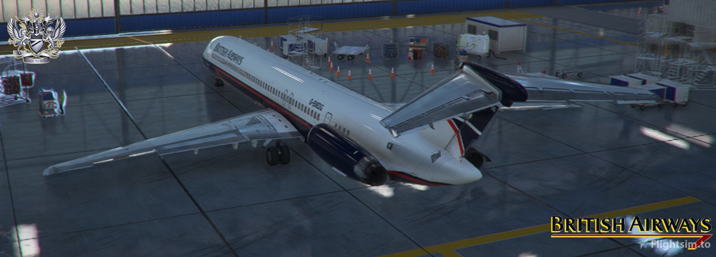 Leonardo MD-82 Maddog British Airways Landor G-BMDG for Microsoft ...