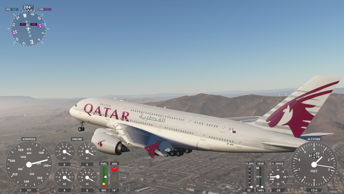 Levath A380 improvement mod til Microsoft Flight Simulator | MSFS