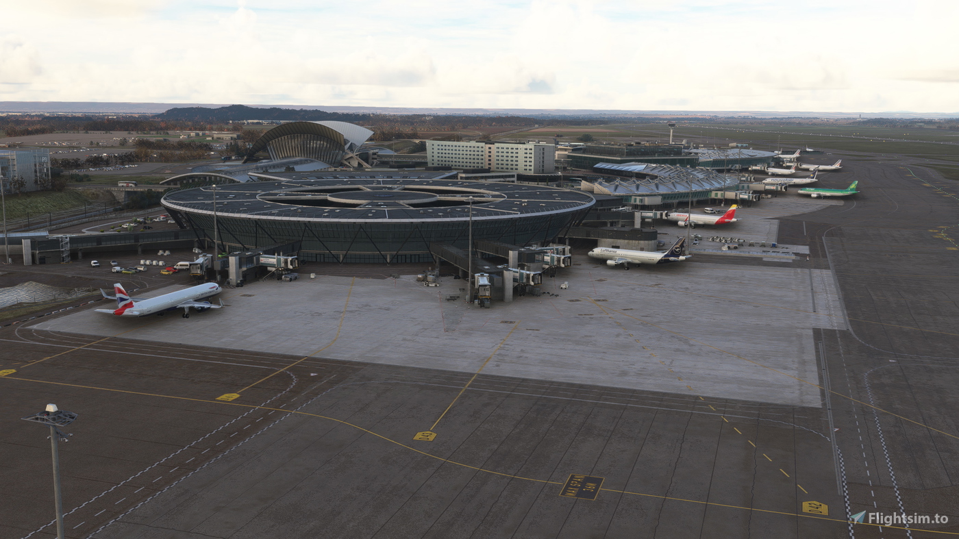 LFLL FSLTL Static Aircraft for Microsoft Flight Simulator | MSFS