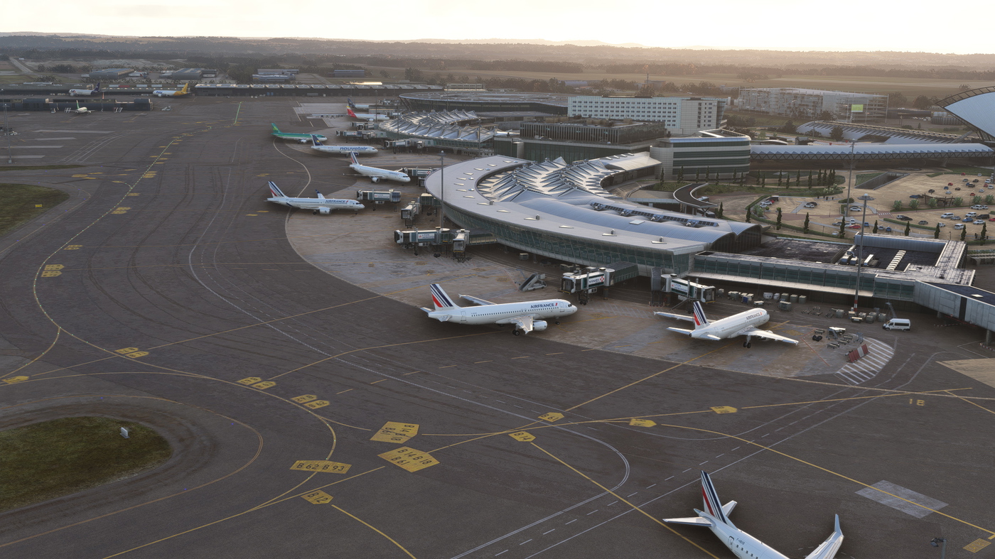 LFLL FSLTL Static Aircraft for Microsoft Flight Simulator | MSFS