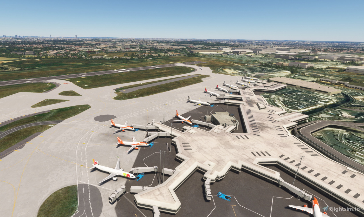LFPO Paris-Orly Airport 2024 pour Microsoft Flight Simulator | MSFS
