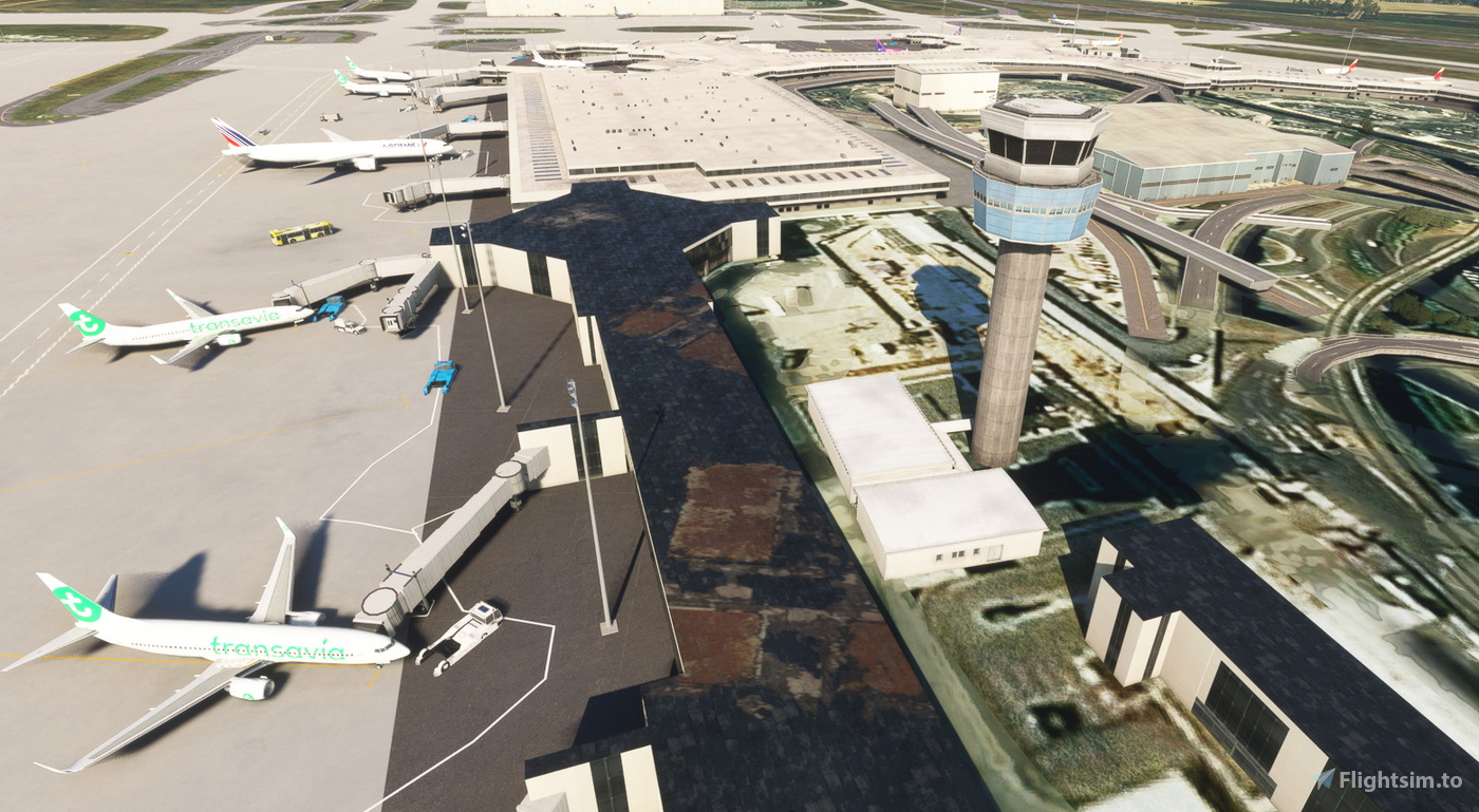 LFPO Paris-Orly Airport 2024 for Microsoft Flight Simulator | MSFS