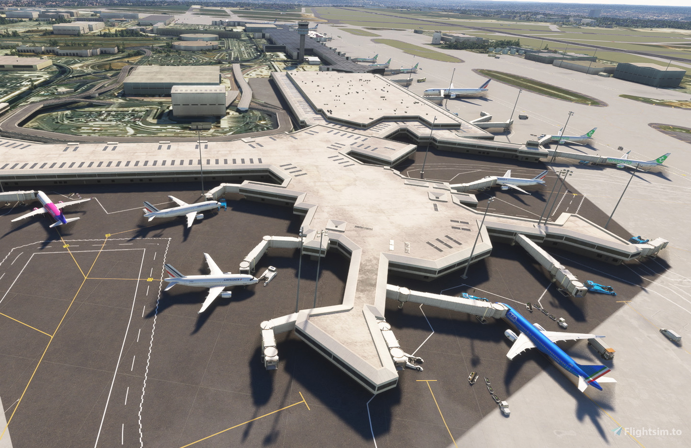 LFPO Paris-Orly Airport 2024 for Microsoft Flight Simulator | MSFS