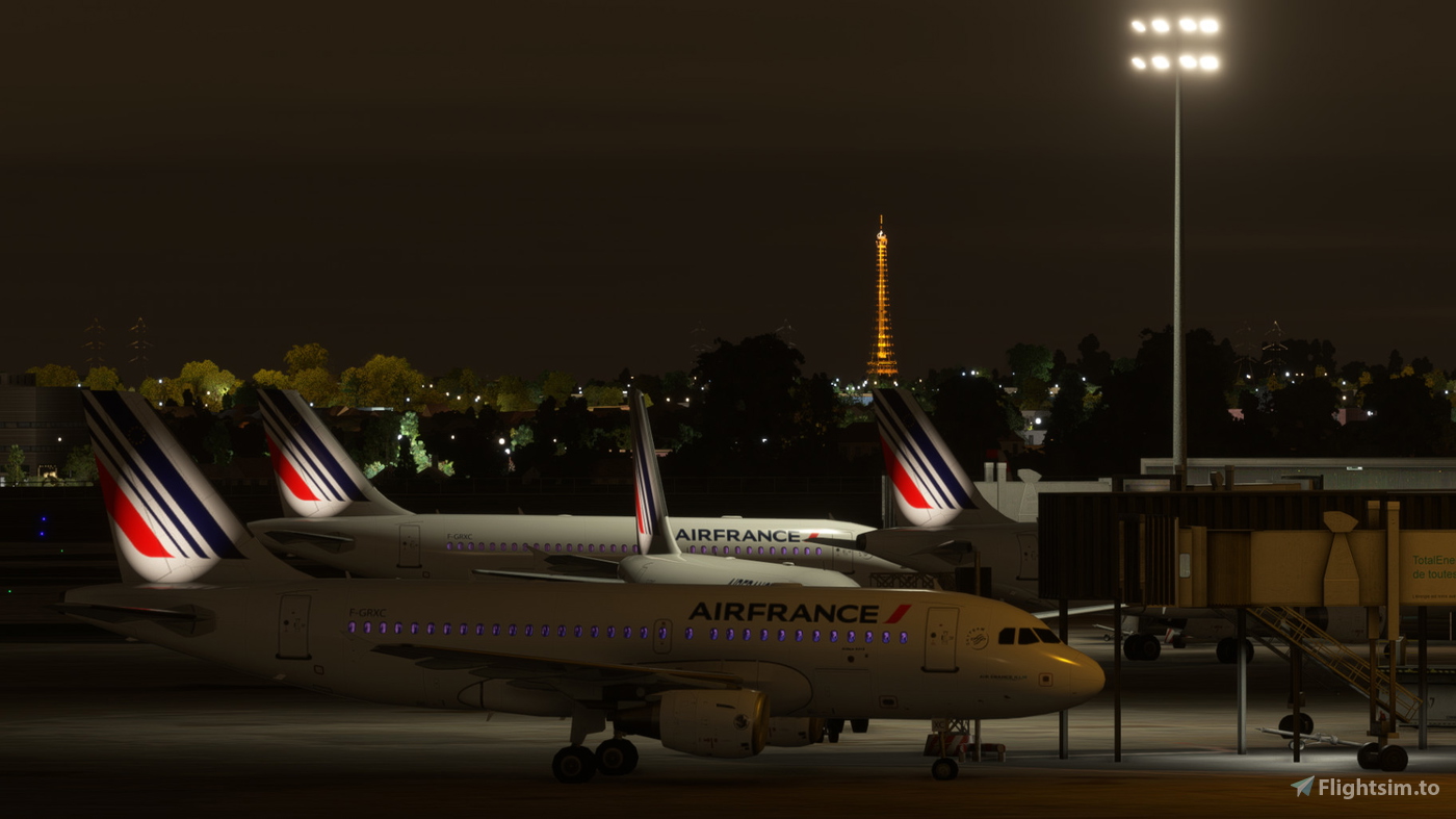 LFPO Paris Orly FSLTL Static Aircraft for Microsoft Flight Simulator | MSFS