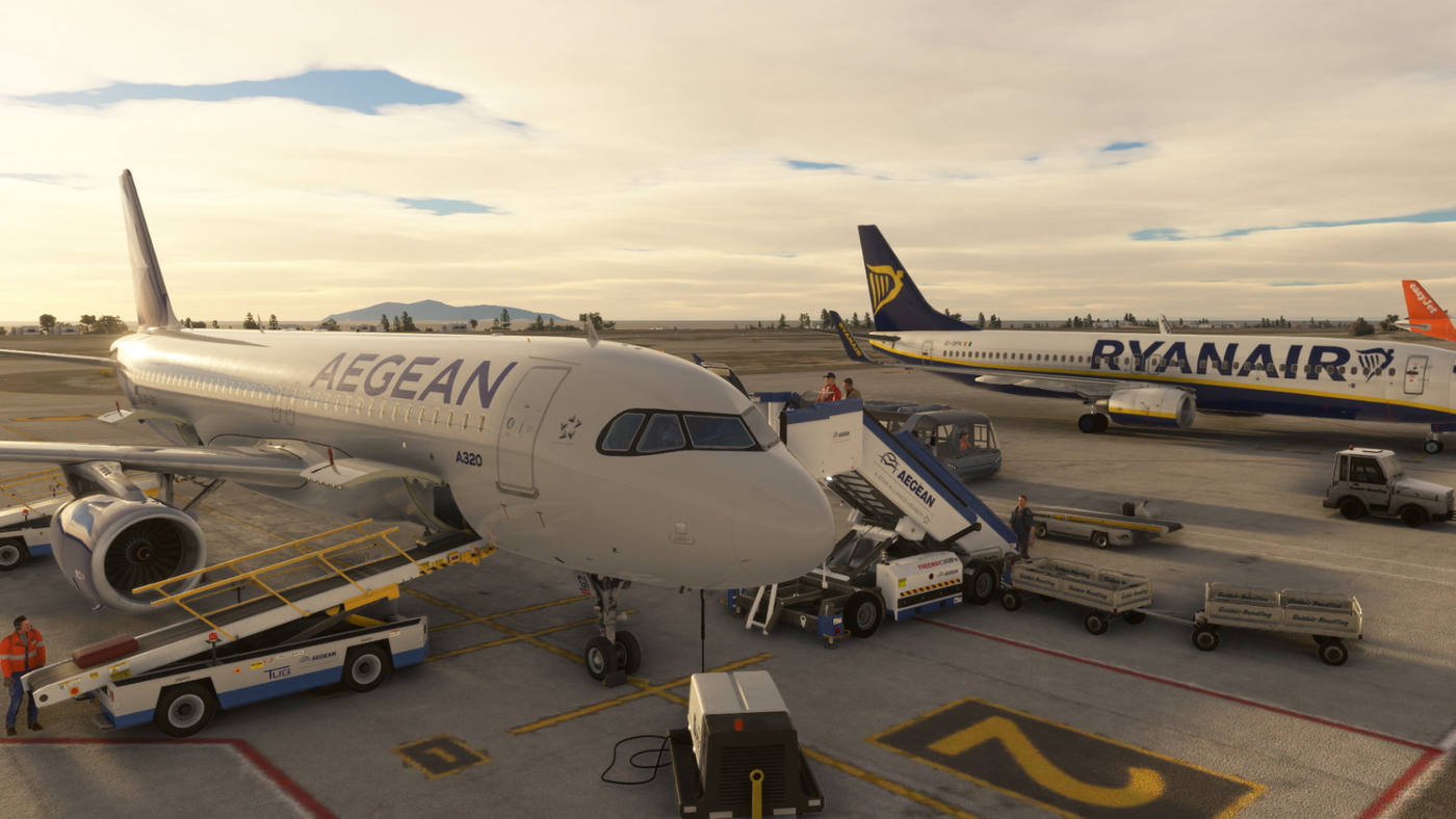 LGSR Santorini FSLTL Static Aircraft for Microsoft Flight Simulator | MSFS