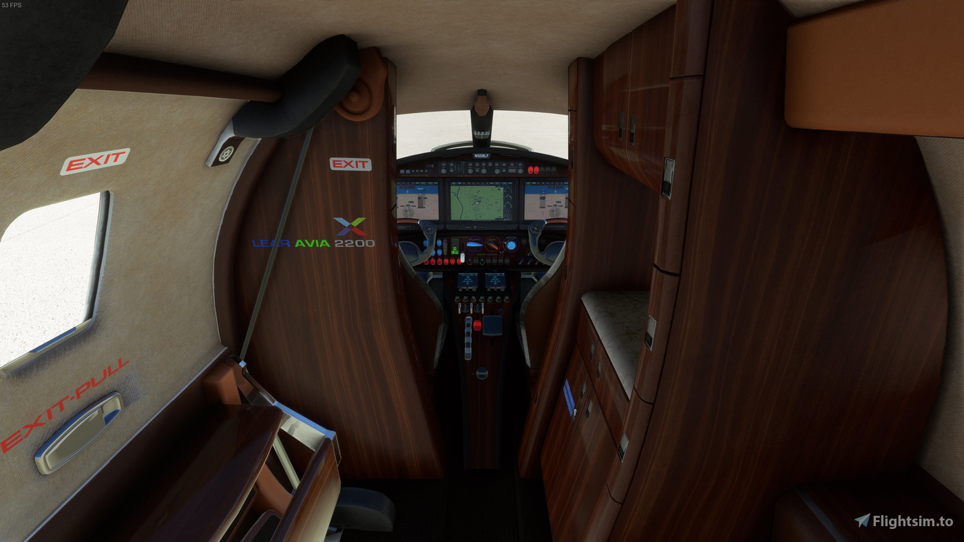 LHC Lear Avia Learfan 2100 N508LF for Microsoft Flight Simulator | MSFS