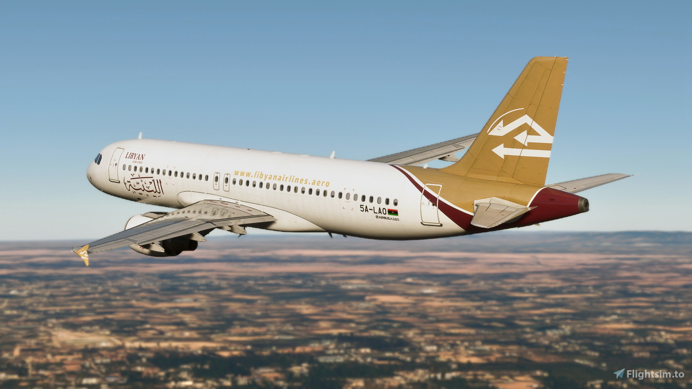 Libyan Airlines - Airbus A320 - Fenix Simulation for Microsoft Flight ...