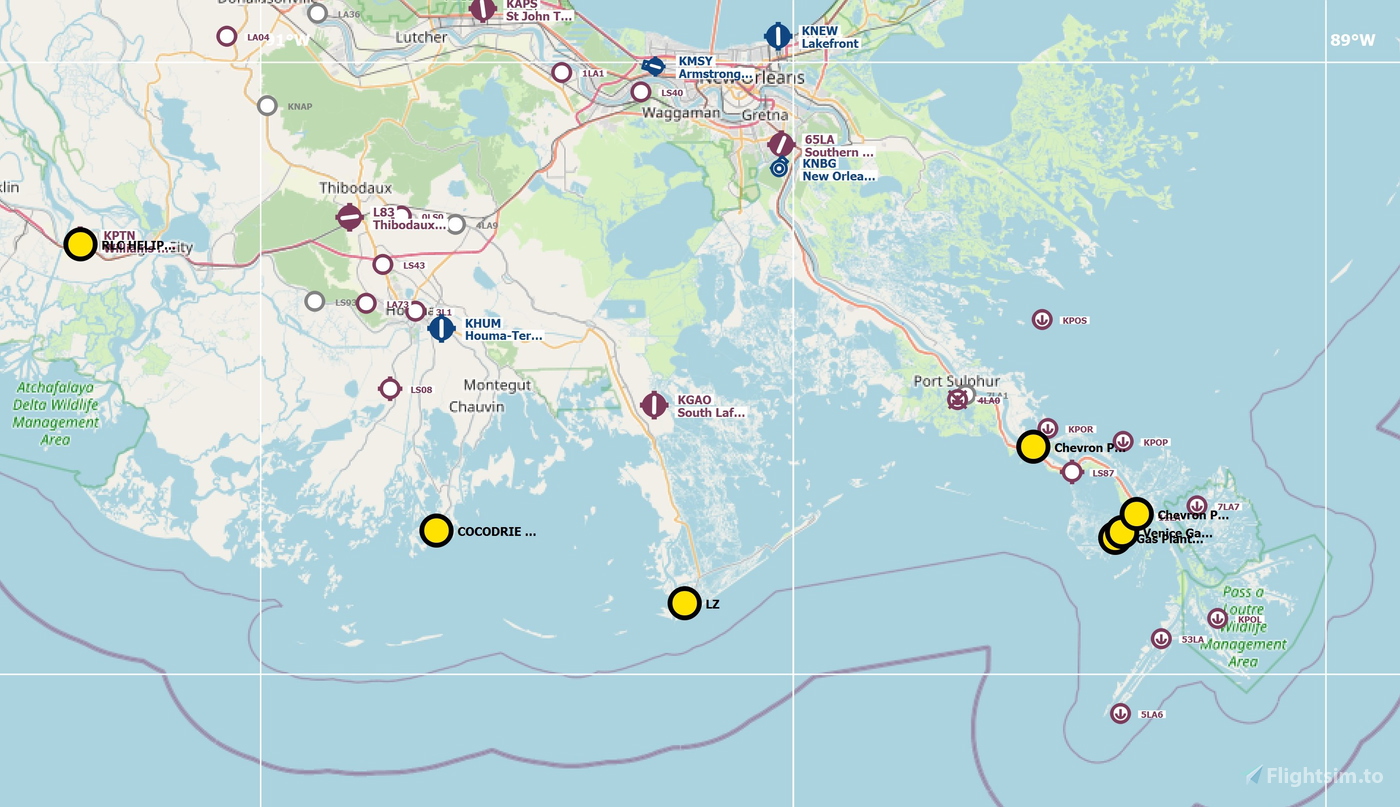 LifeNet Scenery Little Nav Map Location Markers for Microsoft Flight ...