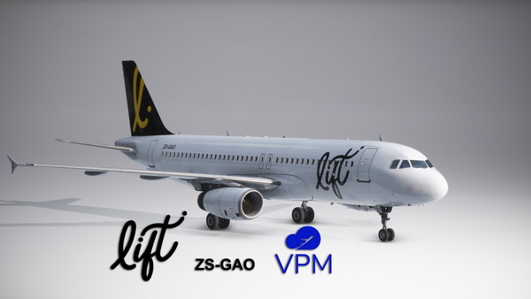 MSFS A320neo Lift South Africa Livery ZS-GAL for Microsoft Flight ...