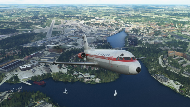 Fokker F28 Professional Liveries for Microsoft Flight Simulator | MSFS