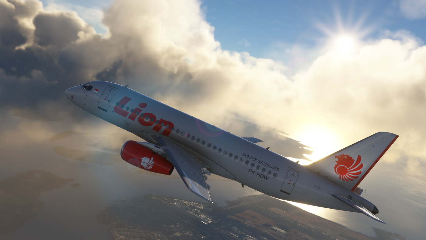Lion Air | Fictional | Headwind SU95 0.4.0 pour Microsoft Flight ...