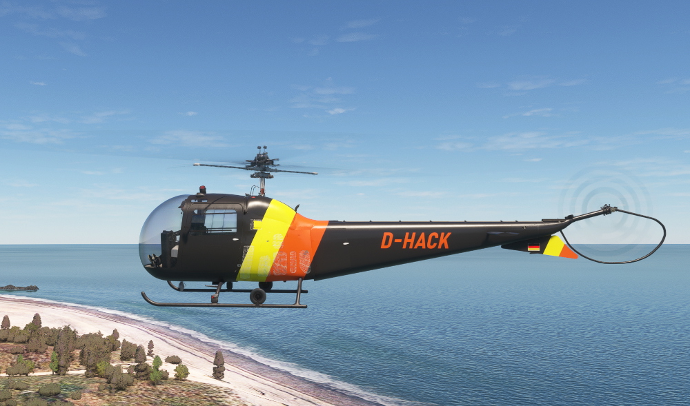 livery-Bell47J-D-HACK for Microsoft Flight Simulator | MSFS