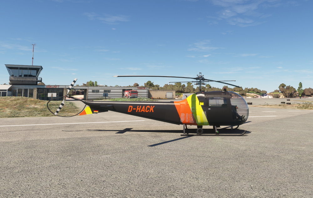 livery-Bell47J-D-HACK for Microsoft Flight Simulator | MSFS