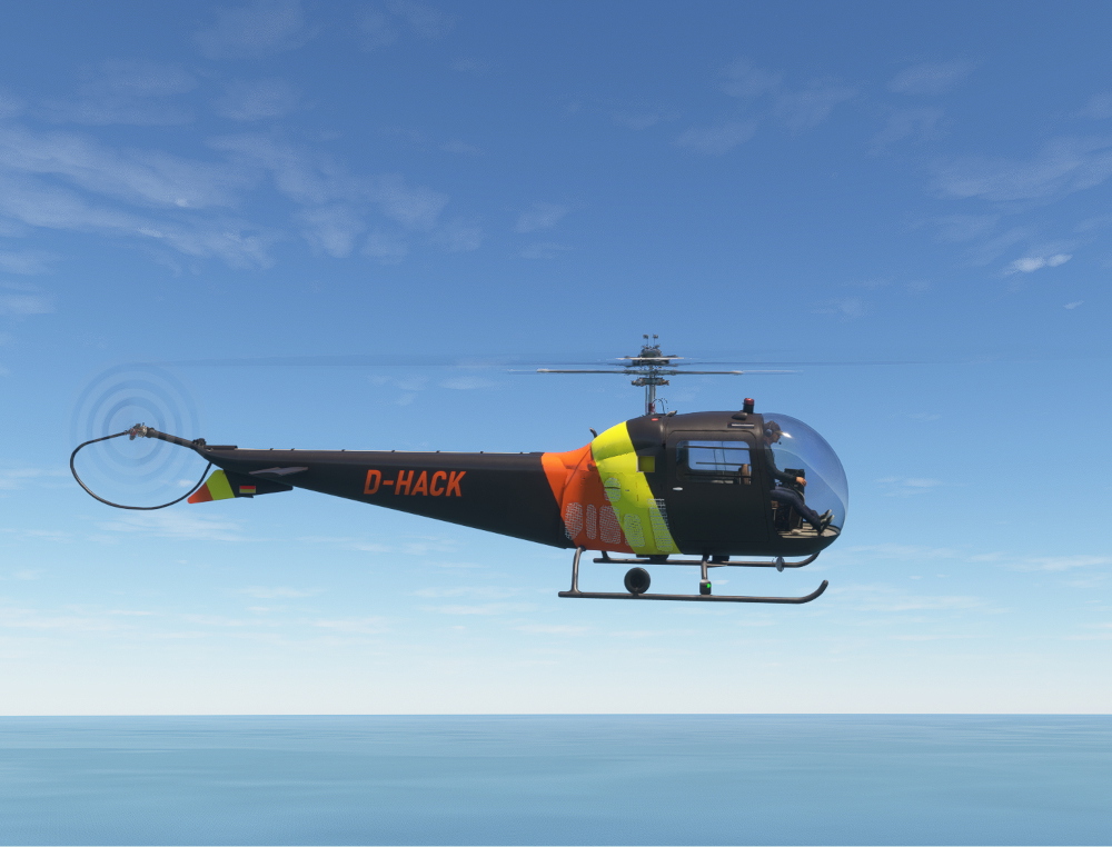 livery-Bell47J-D-HACK for Microsoft Flight Simulator | MSFS