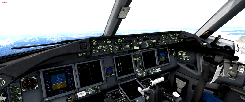 Livery Boeing B777 Cockpit fictional grey-blue for Microsoft Flight ...